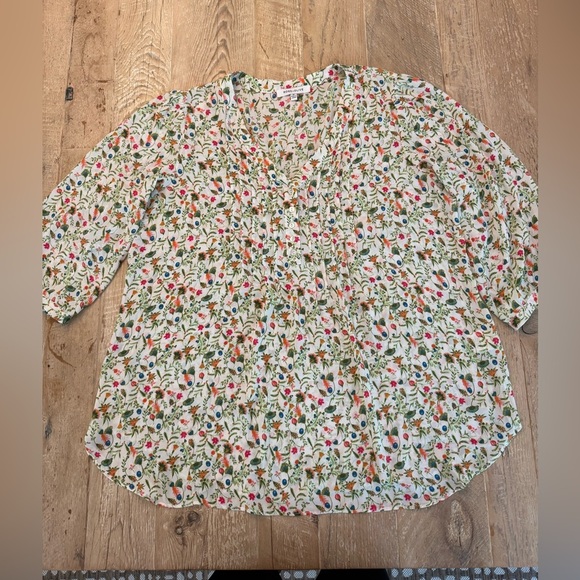 Rose & Olive | Tops | Rose Olive Plus Size Floral Blouse X | Poshmark